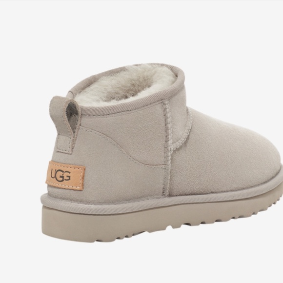 UGG | Shoes | Brand New Ugg Ultra Mini Goat Grey Boot Womens Size 7 8 9 ...